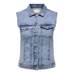 Only Carmakoma Weste 'CARWespa' Damen Gr&ouml;&szlig;e M/L blue denim