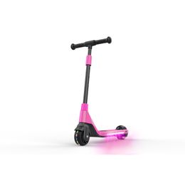 Denver Kinder-Kickscooter mit Elektromotor mit LED-Beleuchtung pink versch. Farben