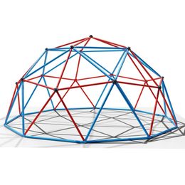 Klettergerüst 305x305x155cm DomeClimber Kinder Kletterkuppel Geodome 10FT - blau/rot