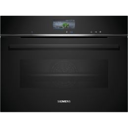 Siemens Dampfbackofen, Energieeffizienz: A+ (A+++-D), schwarz, B:59,4cm H:45,5cm T:54,8cm, Backöfen