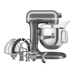 Pharao24.de KITCHENAID 5KSM70SHXEMS Küchenmaschine Medallion Silber (Rührschüsselkapazität: 6,6 l, 375 Watt)