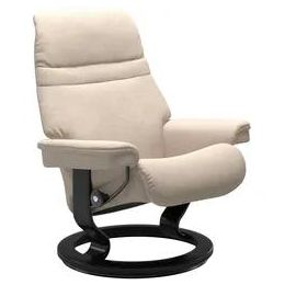 Relaxsessel stressless "Sunrise", beige (beige jasmine), B:79cm H:103cm T:73cm, Leder BATICK: BATICK ist ein leicht korrigiertes, durchgefärbtes und genarbtes Möbelleder, bei dem die meisten Unebenheiten und Spuren in der Regel entfernt wurden., Leder PALOMA: PALOMA ist ein durchgefärbtes Semianilin-Möbelleder mit natürlicher Narbung., ROHLEDER Stoff Q2 FARON: Ein fester zuverlässiger Bouclu00e9 m