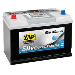 ZAP SILVER PREMIUM ASIAN 12V 95Ah 760A Starterbatterie 595 52