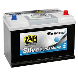 ZAP SILVER PREMIUM ASIAN 12V 95Ah 760A Starterbatterie 595 50