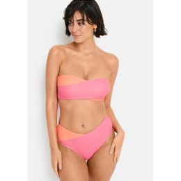 LSCN BY LASCANA Set: Bandeau-Bikini 'Auri' mehrfarbig Gr. 32 Cup A/B. Ohne Bügel Und Mit Seitlichen Stäbchen. Nachhaltig.