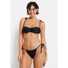 LSCN BY LASCANA Bandeau-Bikini-Top 'Gina' schwarz Gr. 34 Cup A/B. Ohne Bügel. Nachhaltig.