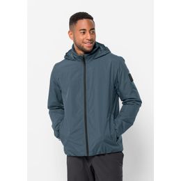 Outdoorjacke Jack Wolfskin "TEXTOR JKT M", Herren, Gr. XL (54/56), blau (stargazer), OBERSTOFF 100% POLYAMID, FUTTER 100% POLYESTER FÜLLUNG 100% POLYESTER, Jacken