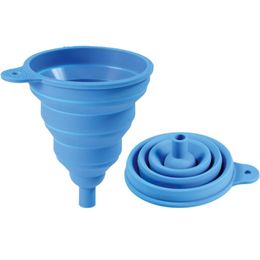 Brunner Silikon-Falttrichter Fold Away, blau