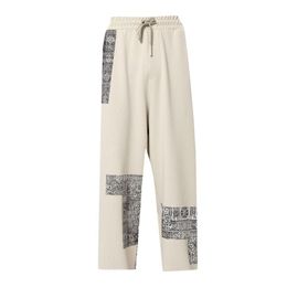 VAMOS CLO Hose 'Wax Plant' Herren Größe 35/36 grau / schwarz / weiß