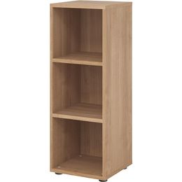 eurokraft pro Regal, HxB 1100 x 400 mm, 2 Fachböden, Nussbaum