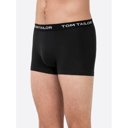 Panty Tom Tailor, Herren, Gr. 5, schwarz (3x schwarz), 95% Baumwolle, 5% Elasthan, Unterhosen