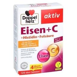 Queisser Doppelherz Eisen+vit.c+l-histidin Tablet 120 St