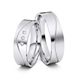 Modell TR134 Wellen Fuge 925er Silber - 29117
