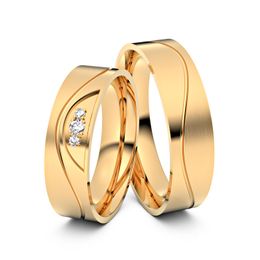 Modell TR134 Wellen Fuge 585er Ros&eacute;gold - 29126