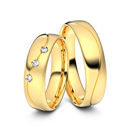 Modell TR111 Wellen Fuge 333er Gelbgold - 28143