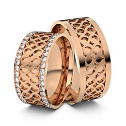 Modell TR077 Unendlichkeit 585er Rotgold - 26648