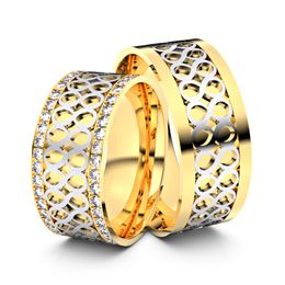 Modell TR077 Unendlichkeit 585er Gelbgold-Wei&szlig;gold - 26644