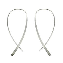 Celesta Silber Ohrringe Silber 925 rhodiniert glanz matt