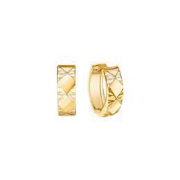 Diamonds by Ellen K. Fascination by Ellen K. Klappcreolen 585/- Gelbgold bicolor glanz/diam.