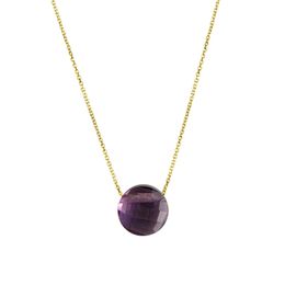 Celesta Gold Halskette 375/- Gelbgold Amethyst