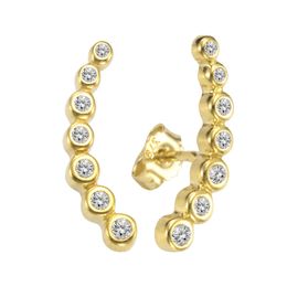 Celesta Gold Ohrring 375/- Gelbgold Zirkonia
