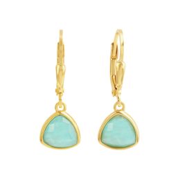 ZEEme Gemstones Ohrringe Silber 925 mit 2x Amazonit
