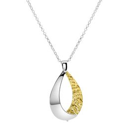 ZEEme Silber Anh&auml;nger mit Kette 925/- Sterling Silber bicolor