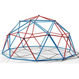 Kletterger&uuml;st 360x360x180cm DomeClimber Kinder Kletterkuppel Geodome 12FT - blau/rot