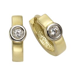 Celesta Gold Ohrring 375/- Gelbgold Zirkonia