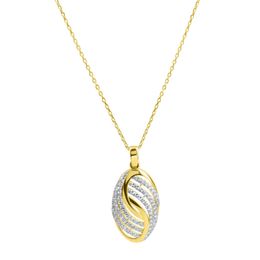 Diamonds by Ellen K. Fascination by Ellen K. Anh&auml;nger mit Kette 585/- Gelbgold bicolor Zirkonia