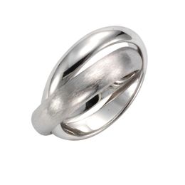 Celesta Silber Ring 925 Sterling Silber zweireihig