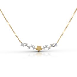 Diamonds by Ellen K. Fascination by Ellen K. Collier 375/- Gelbgold bicolor Zirkonia