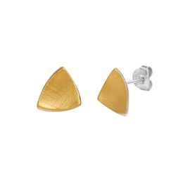 Celesta Silber Ohrringe Silber 925 zweifarbig 11,5mm lang eismatt