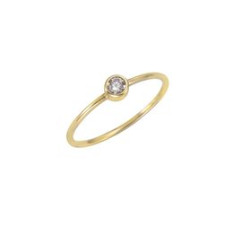 Celesta Gold Ring 375/- Gelbgold Zirkonia wei&szlig;