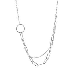 Celesta Silber Halskette 925 Silber diamantiert