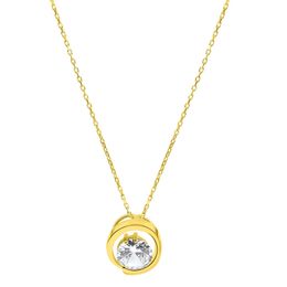 Diamonds by Ellen K. Fascination by Ellen K. Anh&auml;nger mit Kette 585/- Gelbgold Zirkonia