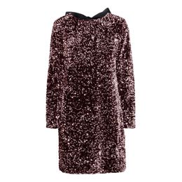 Abendkleid B.Young "Abendkleid BYPAILLET BOW DRESS -", Damen, Gr. L, N-Gr, rose sequin mix, Obermaterial: 100% Polyester PES., casual, regular fit kniefrei, ohne Ausschnitt, Kleider