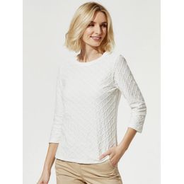 Walbusch Baumwollshirt Strukturmuster