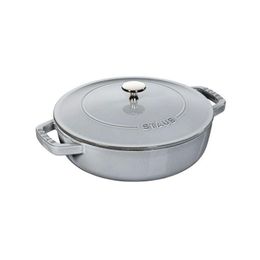 Staub Chistera-Pfanne 24 cm Graphitgrau aus Gusseisen