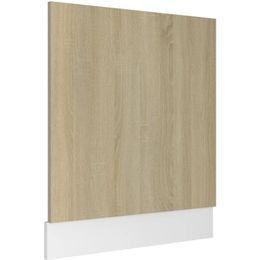 vidaXL - Geschirrspülerblende Sonoma-Eiche 59,5x3x67 cm Holzwerkstoff