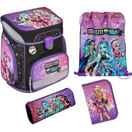 Schulranzen Scooli "EasyFit, Monster High", Kinder, Gr. B/H/T: 33cm x 36,5cm x 29cm, monster high, Polyester, Rucksäcke