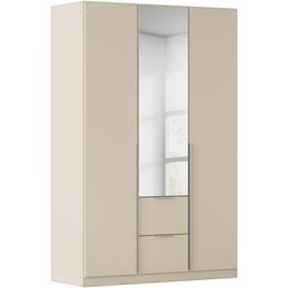 Drehtürenschrank Rauch "Kleiderschrank Schrank Garderobe AGORDO mit Dekor- oder Hochglanzfront", beige (champagner), B:136cm H:229cm T:54cm, Holzwerkstoff, Schränke, mit Außenschubkästen, in 6 Breiten und 2 Höhen MADE IN GERMANY