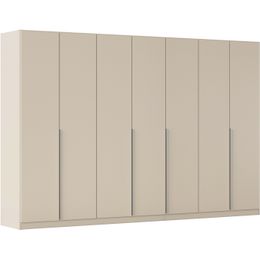 Drehtürenschrank Rauch "Kleiderschrank Schrank Garderobe AGORDO mit Dekor- oder Hochglanzfront", beige (champagner), B:315cm H:210cm T:54cm, Holzwerkstoff, Schränke, durchdachte Innenausstattung, in 6 Breiten und 2 Höhen MADE IN GERMANY