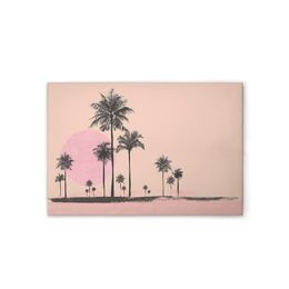 A.S. Création Leinwandbild A.S. CRÉATION "Miami Beach Sun 2 - Wandbild Orange Rosa Keilrahmen Kunst", braun, T:2cm, Canvas, Bilder, Canvas Miami Leinwand Strand Wandkunst Schlafzimmer Rosa Beige Natur