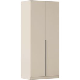 Drehtürenschrank Rauch "Kleiderschrank Schrank Garderobe AGORDO mit Dekor- oder Hochglanzfront", beige (champagner), B:91cm H:229cm T:54cm, Holzwerkstoff, Schränke, durchdachte Innenausstattung, in 6 Breiten und 2 Höhen MADE IN GERMANY