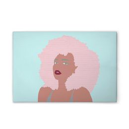 A.S. Création Leinwandbild A.S. CRÉATION "Whitney 1 - Wandbild Grün Rosa Braun Keilrahmen Kunst", braun, T:2cm, Canvas, Bilder, Canvas Retro Leinwand Whitney Wandkunst Schlafzimmer Personen Retro