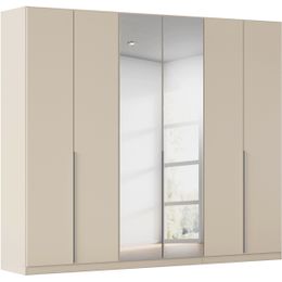 Drehtürenschrank Rauch "Kleiderschrank Schrank Garderobe AGORDO mit Dekor- oder Hochglanzfront", beige (champagner), B:271cm H:229cm T:54cm, Holzwerkstoff, Schränke, durchdachte Innenausstattung, in 6 Breiten und 2 Höhen MADE IN GERMANY