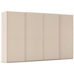 Schwebetürenschrank Rauch "Scale-LINE", beige (champagner), B:360cm H:223cm T:68cm, Holzwerkstoff, Schränke, edle Optik mit Bauchbinde in Korpusfarbe Dekorfront MADE IN GERMANY