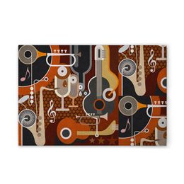 A.S. Création Leinwandbild A.S. CRÉATION "Wall of Sound 1 - Wandbild Braun Grau Keilrahmen Kunst", braun, T:2cm, Canvas, Bilder, Canvas Pop Leinwand Art Wandkunst Schlafzimmer Abstrakt Abstrakt Deko