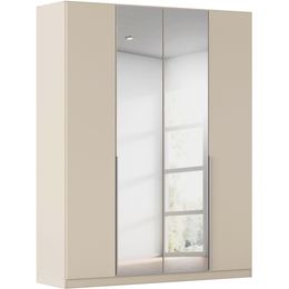 Drehtürenschrank Rauch "Kleiderschrank Schrank Garderobe AGORDO mit Dekor- oder Hochglanzfront", beige (champagner), B:181cm H:229cm T:54cm, Holzwerkstoff, Schränke, durchdachte Innenausstattung, in 6 Breiten und 2 Höhen MADE IN GERMANY